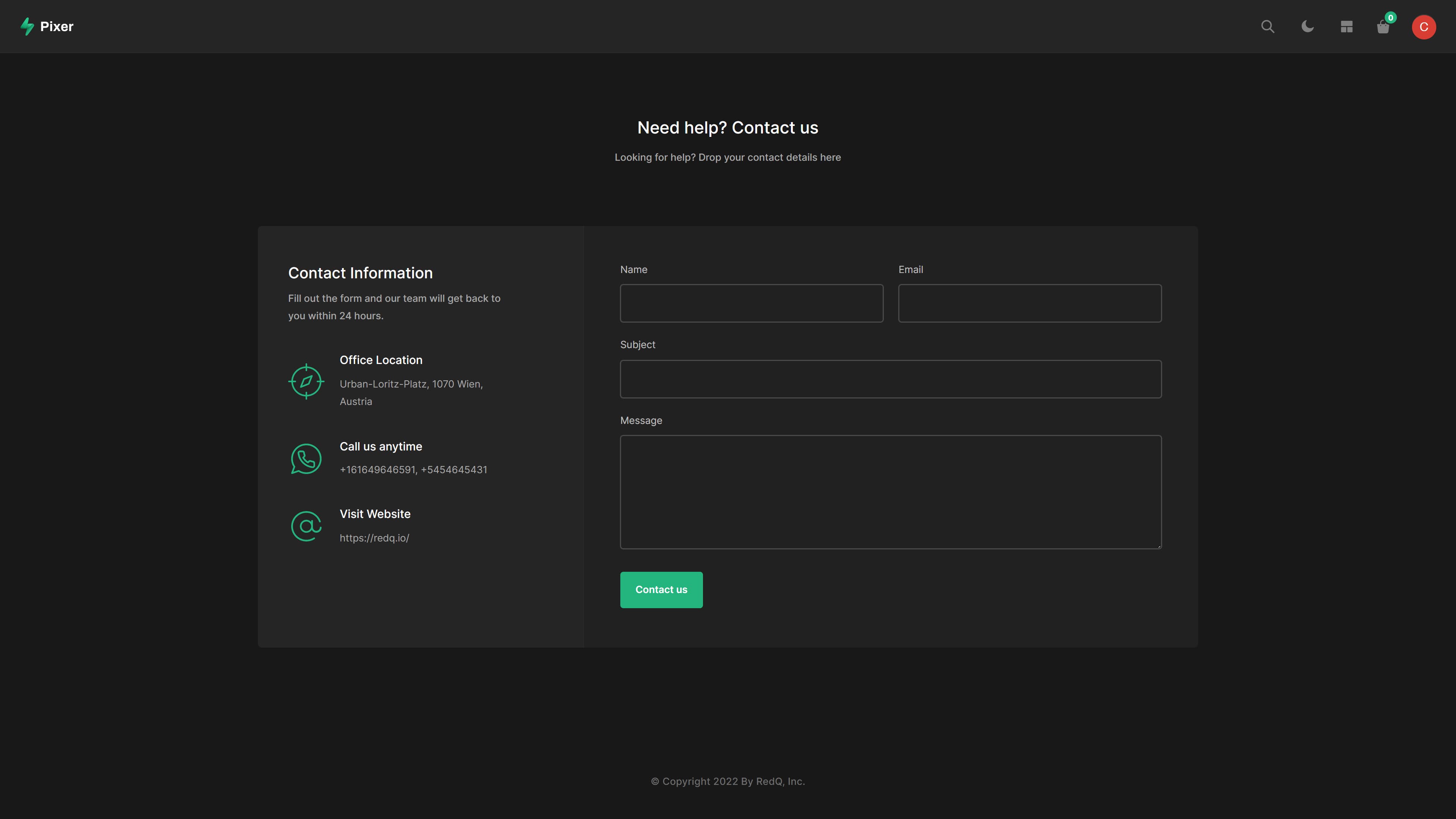 Pixer - React Laravel Multivendor Digital Marketplace by redqteam